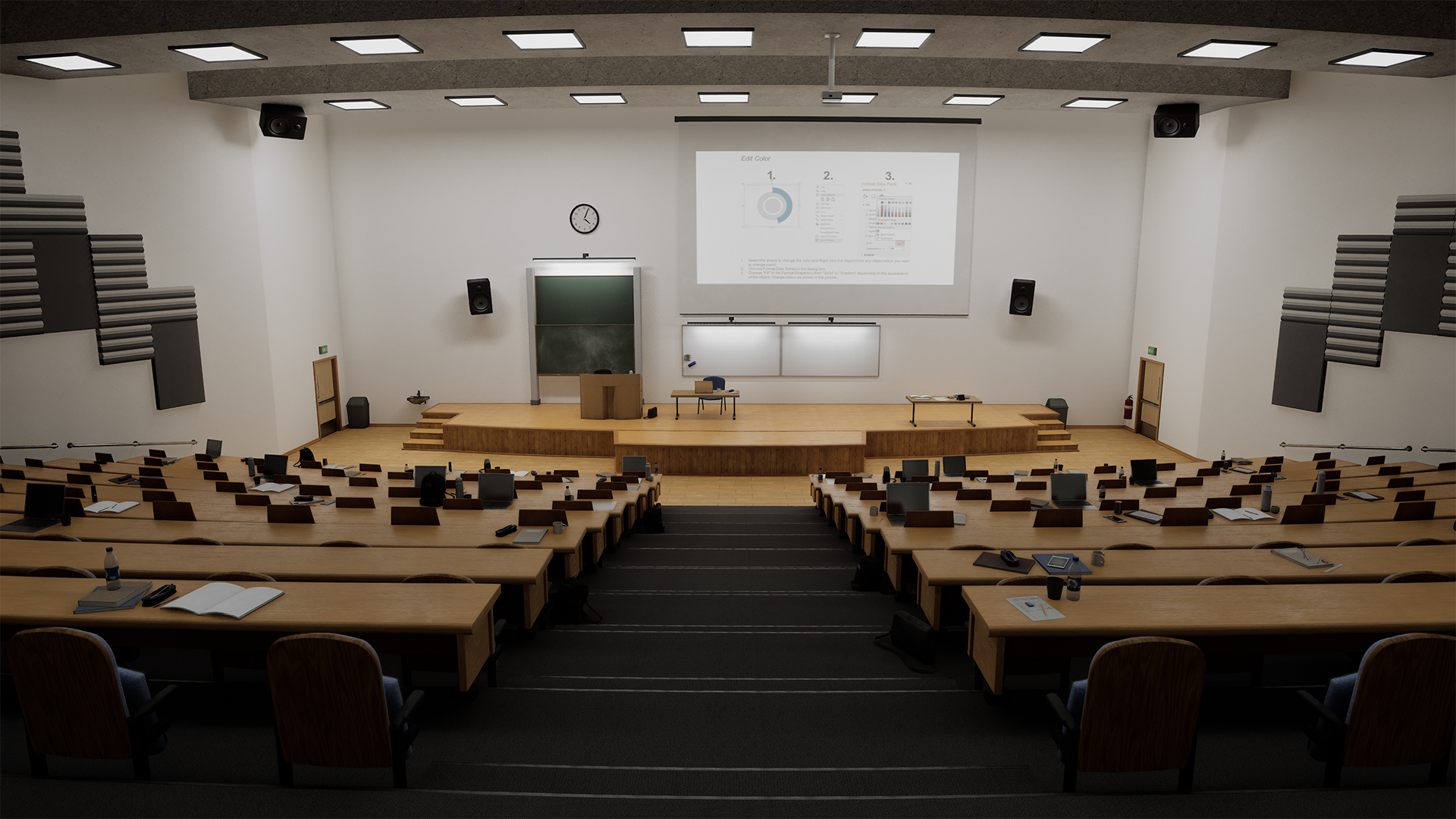 University Classroom Interior Environment | Cosmos by Leartes