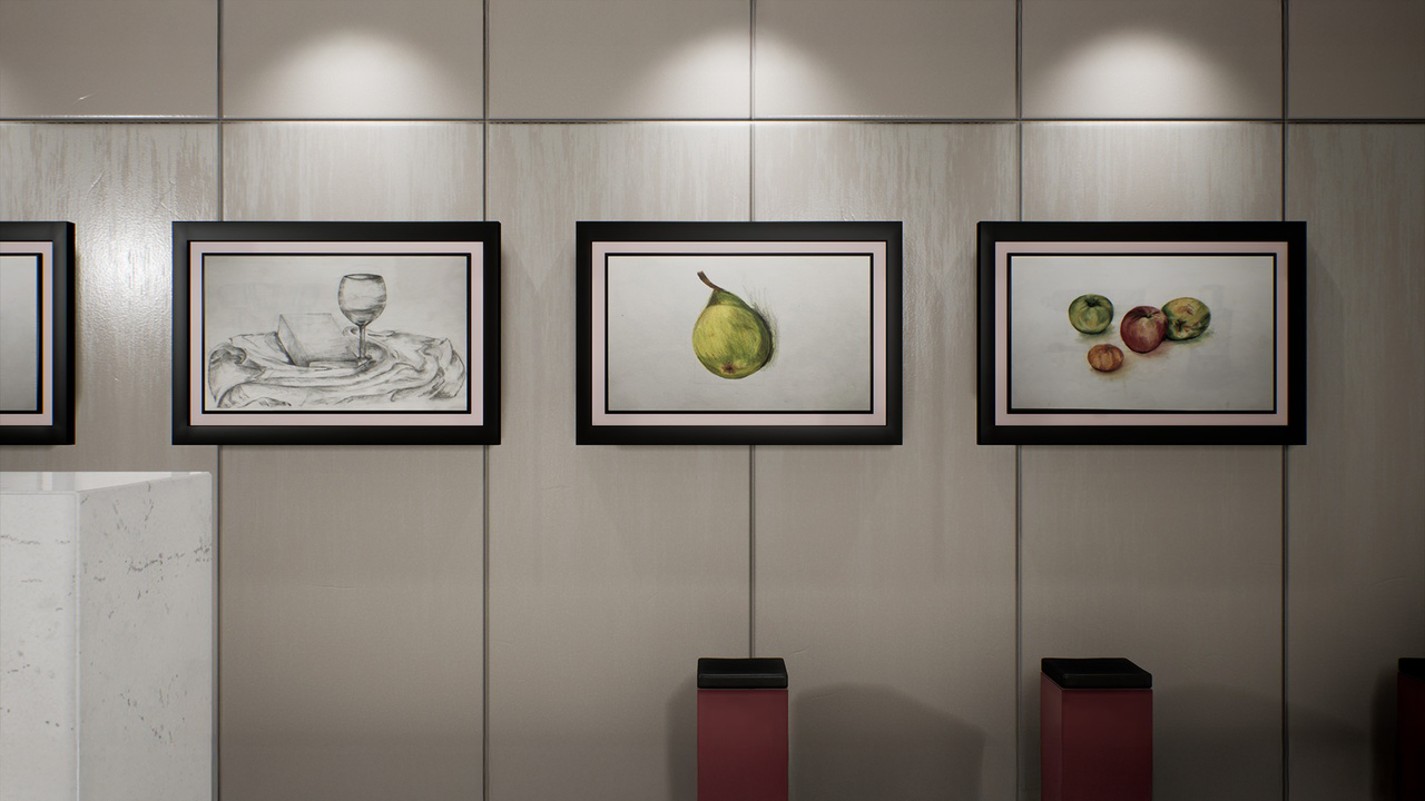 ShowRoom / Museum with 32 Original Paintings | Cosmos by Leartes