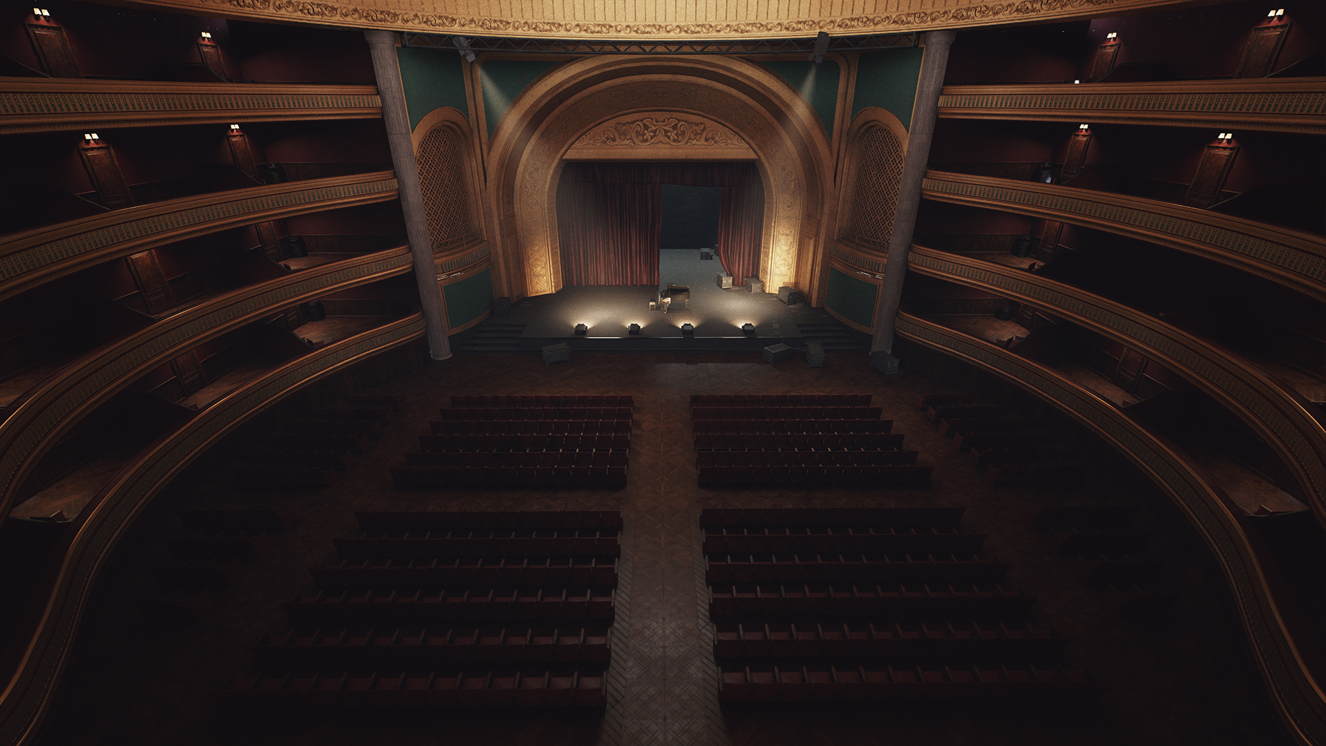 Concert Hall Interior Environment | Cosmos by Leartes