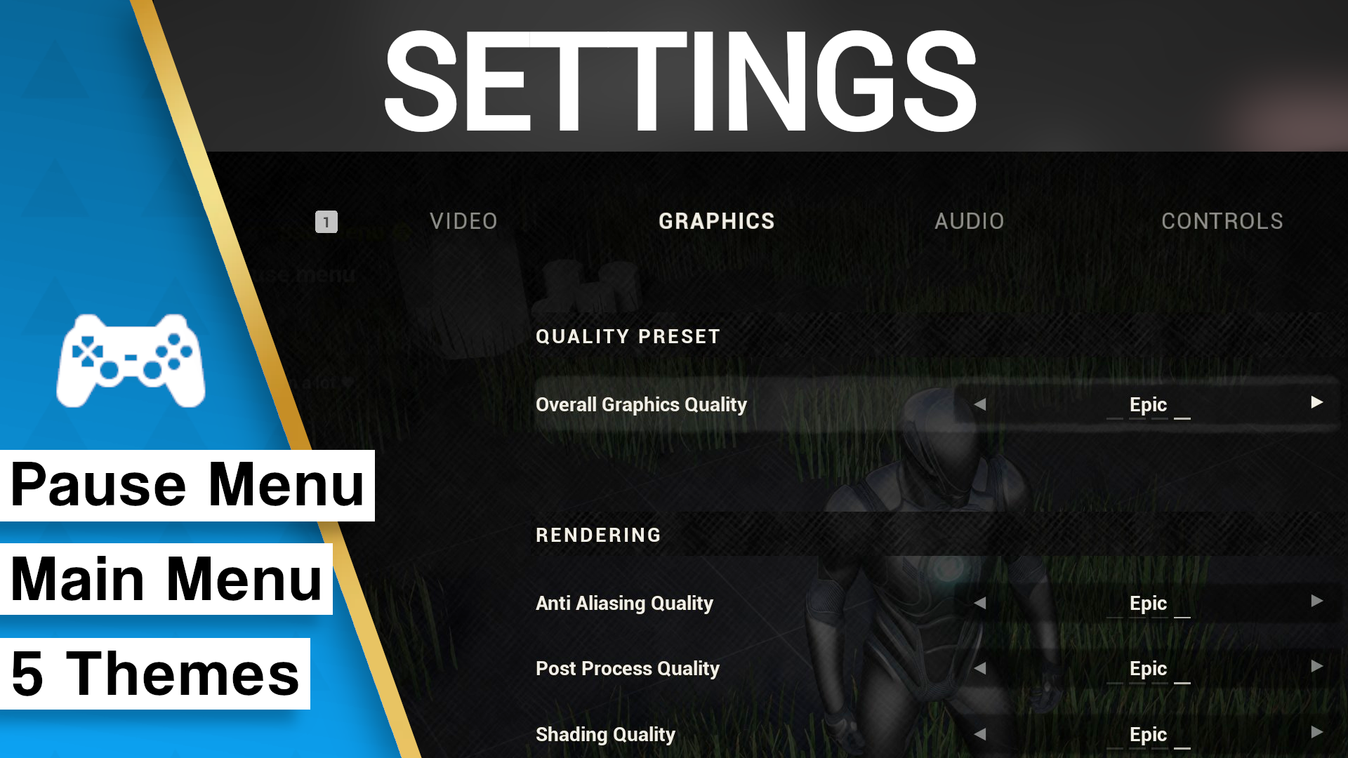 Nice Settings Menu V2 | Cosmos by Leartes