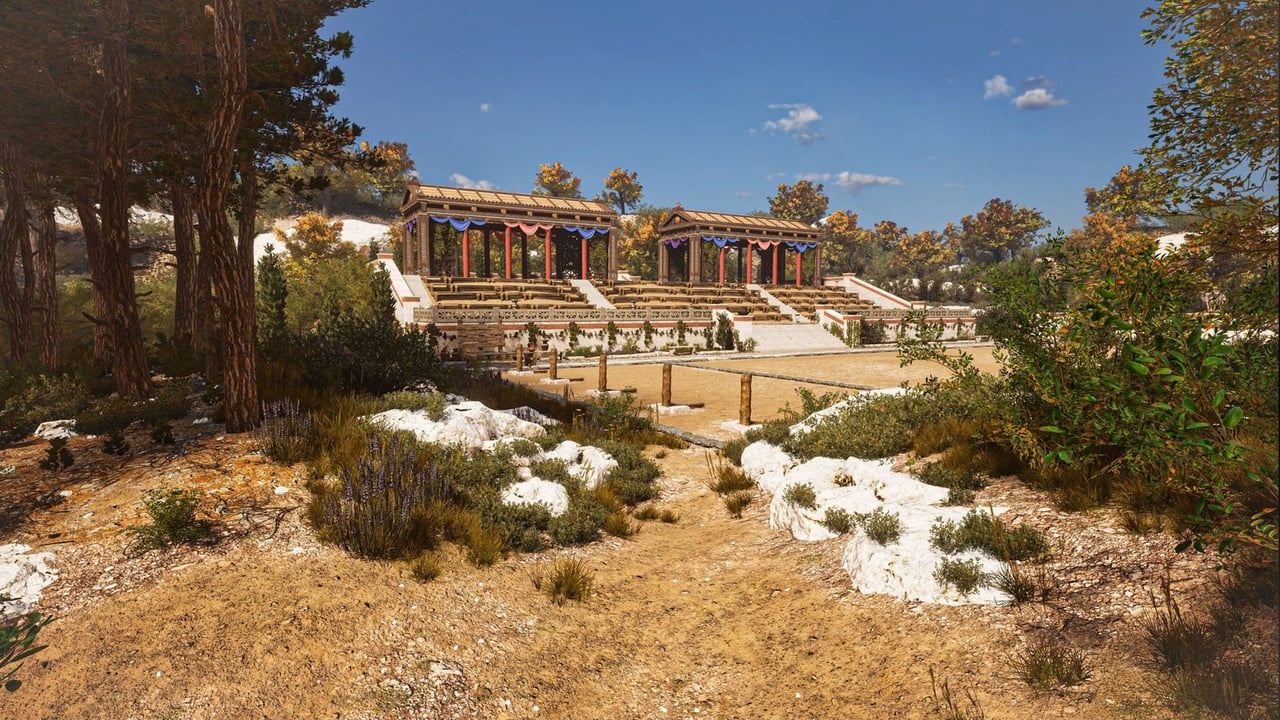 Ancient Greek Stadium Mediterranean Modular Environment | Cosmos by Leartes